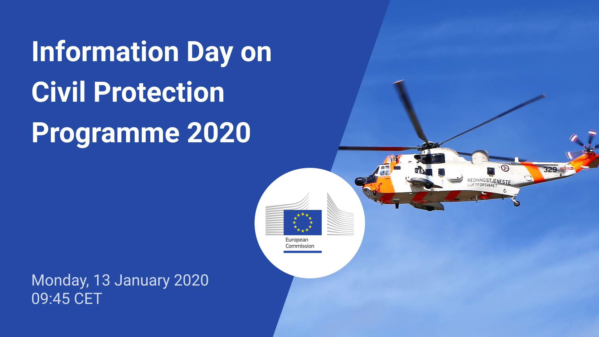 Information Day on Civil Protection Programme 2020